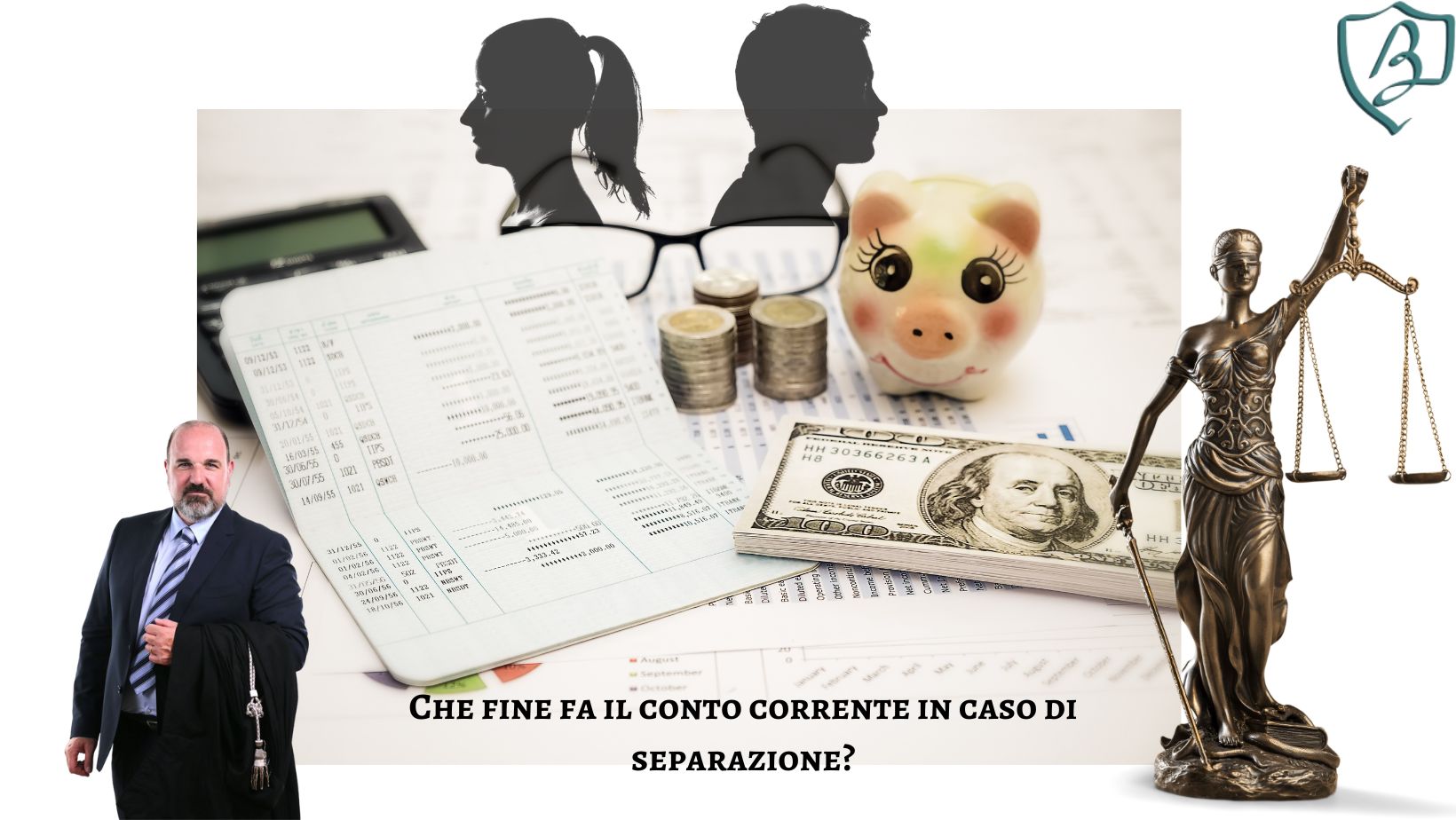 Che fine fa il CONTO CORRENTE in caso di SEPARAZIONE?